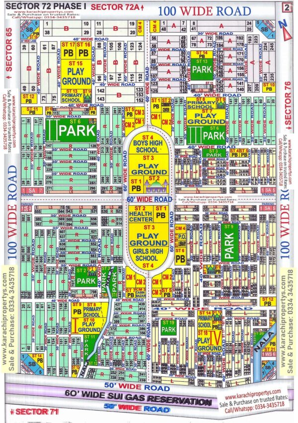 #Taiser Town Scheme 45 #Latest | #Updated #New #Map #Sector 72 #Phase 1 ...